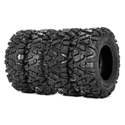 25" ATV Tires 25x10-12 25x8-12 UTV All Terrain 6PR Heavy Duty 25x8x12 ...