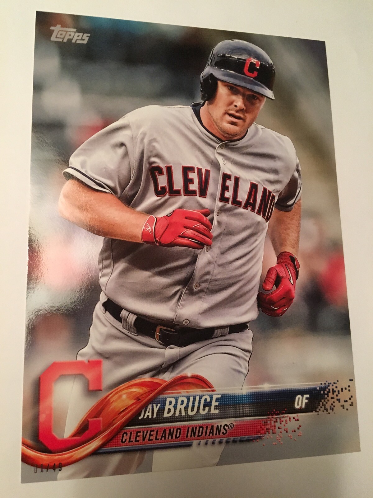 2018 Topps 5x7 Jumbo Jay Bruce Indians 13 02/49 | eBay