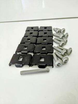 Steel Mesh Fencing Clips Bolts & Fixing Key Optional Addon - Black and ...