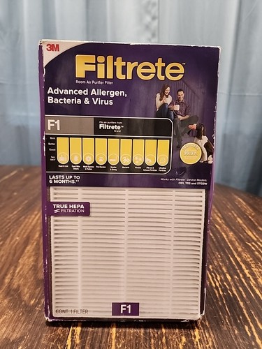 Filtrete F1 Advanced Allergen Bacteria & Virus HEPA Room Air Purifier ...