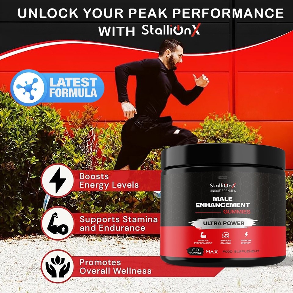 Stallion X , 60 Gummies, Supports performance, Max Serving , Boost ...