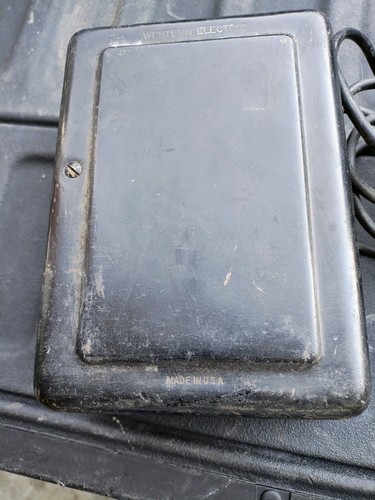 Antique Western Electric Telephone E1 Rotary Dial 1900’s W/Ringer Box ...