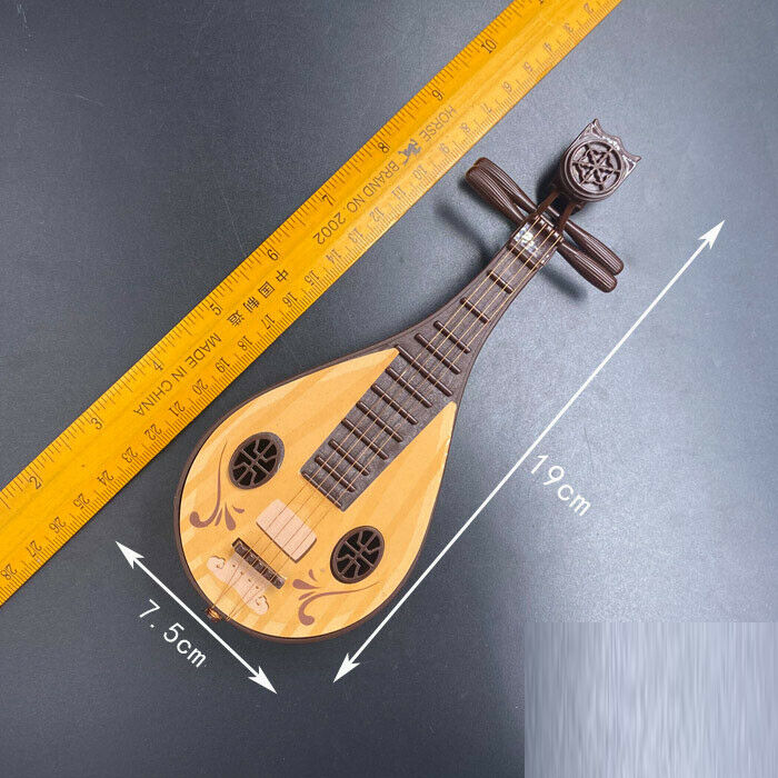 1/6 Scale Lute Model Mini Plastic Pipa Props Ornaments for 12" Figure ...