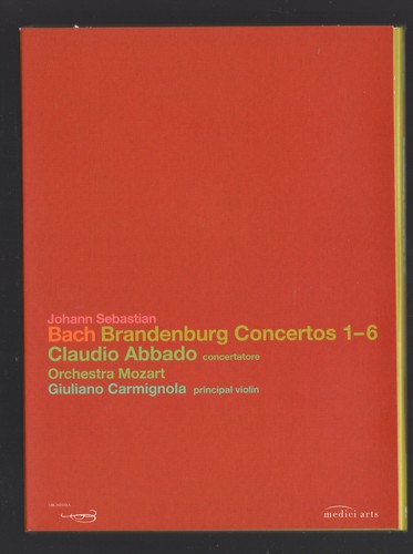DVD ★ Bach : Concertos - Claudio Abbado ★ (Opéra-Musique-Concert) | eBay