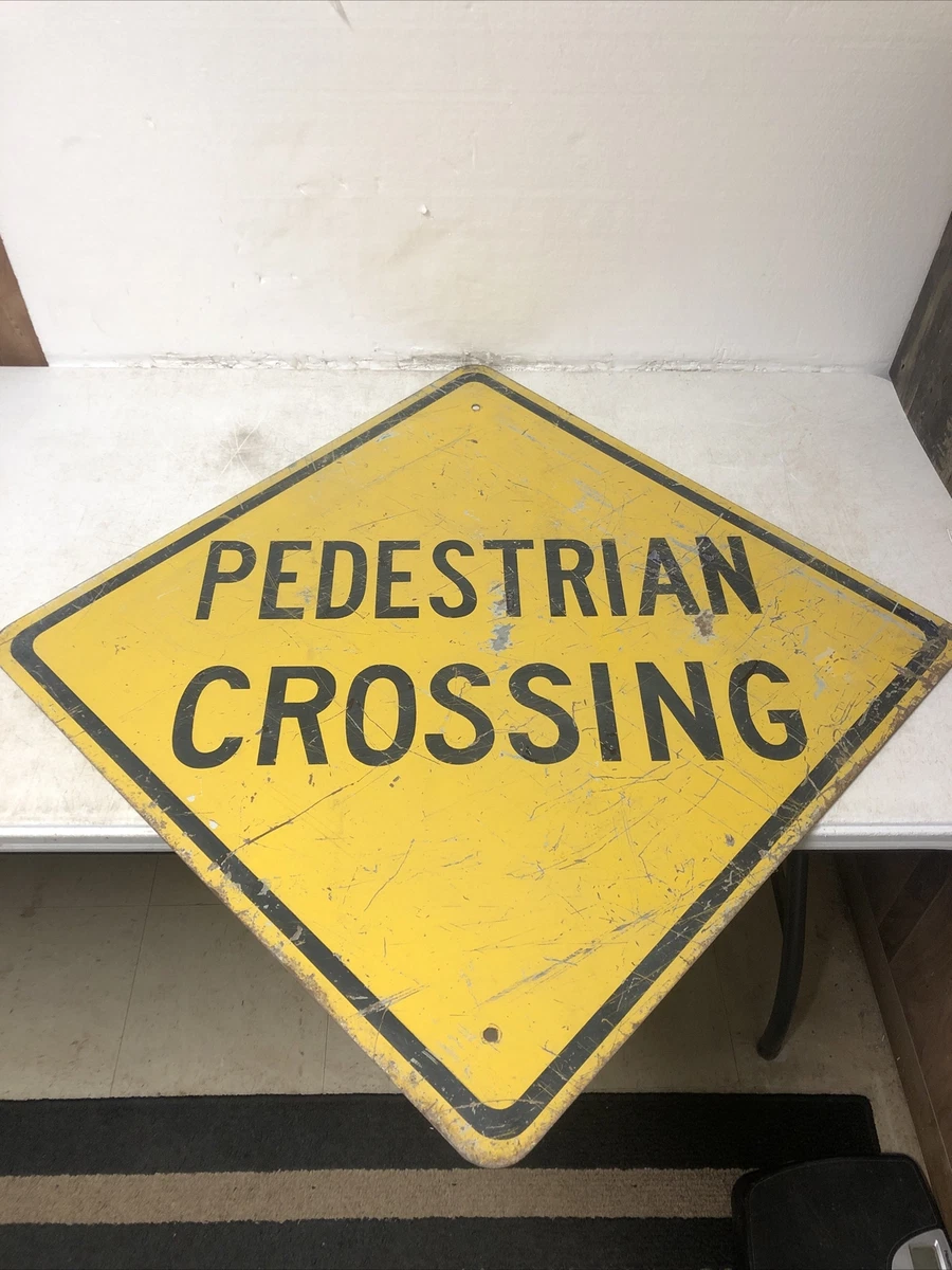 Pedestrian Crossing Road Sign