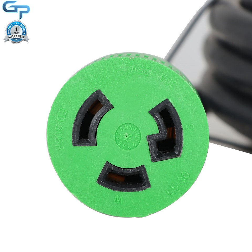 3 Prong 30 Amp Generator Extension Cord 10/15/25-75/100 Feet NEMA L5 ...