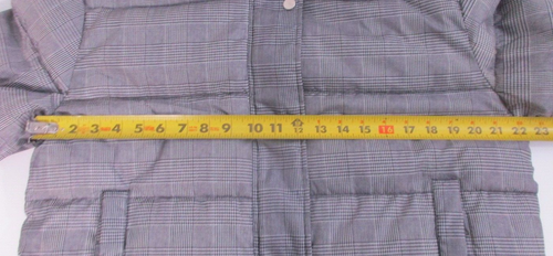 Sebby Women's Black /White Plaid puff short SP9119 Jacket Size M | eBay