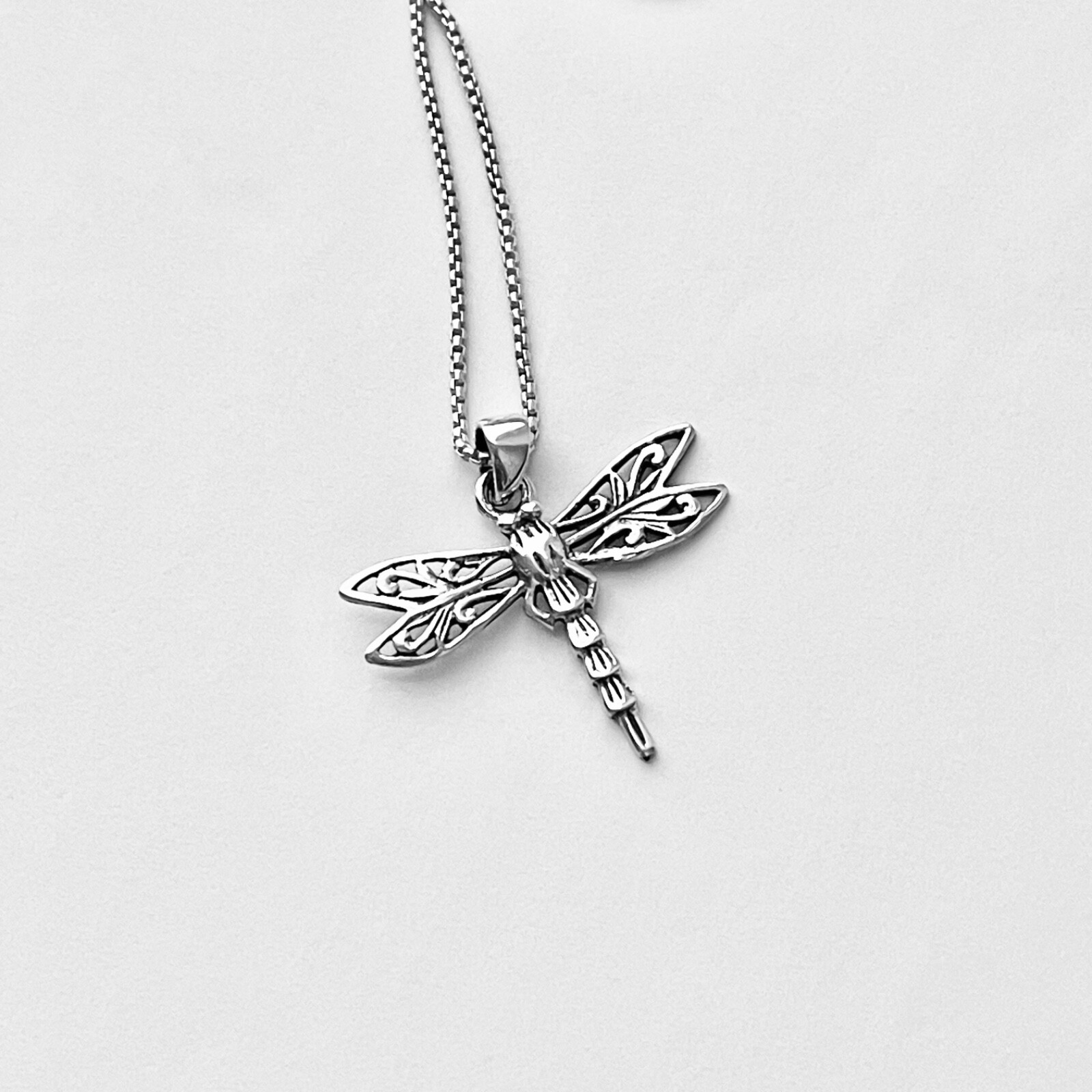 Sterling Silver Dragonfly Necklace, Silver Necklaces, Spirit Bug Chains, Insects | eBay