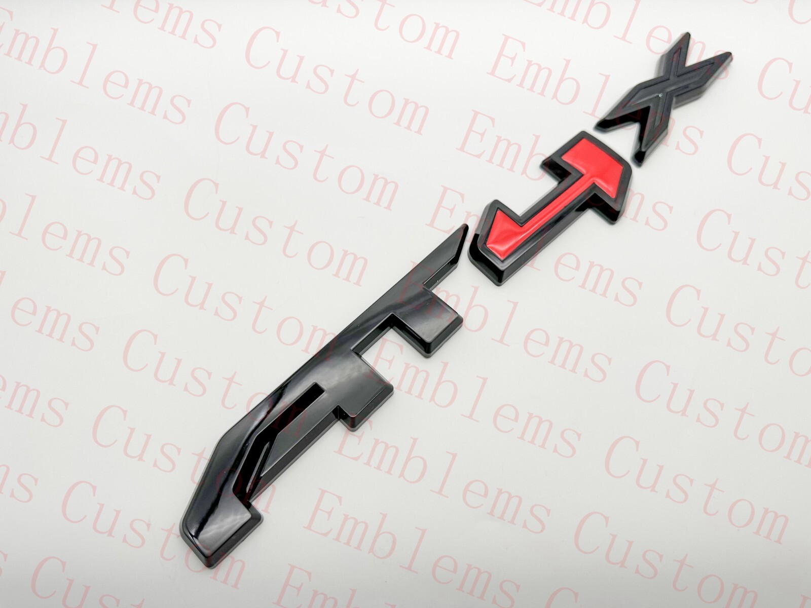 2023+ GMC Sierra 1500 AT4X Matte Black Doors Overlay Emblem | 2PCS ...