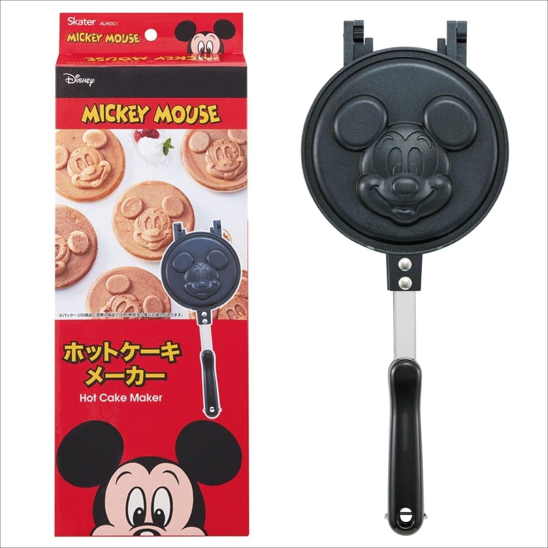 Skater Disney Mickey Mouse Pancake Hot Cake Maker Stainless Frying pan ...