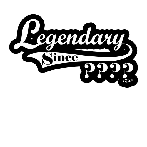 2 x Large Car Stickers - legendary since any year Decal Bumper Laptop ...