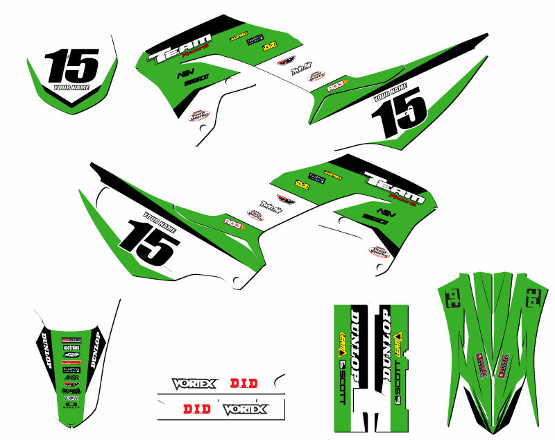 2020-2023 KAWASAKI KLX 230R GRAPHICS KIT DECALS DECO 230 R KLX230R 2022 ...