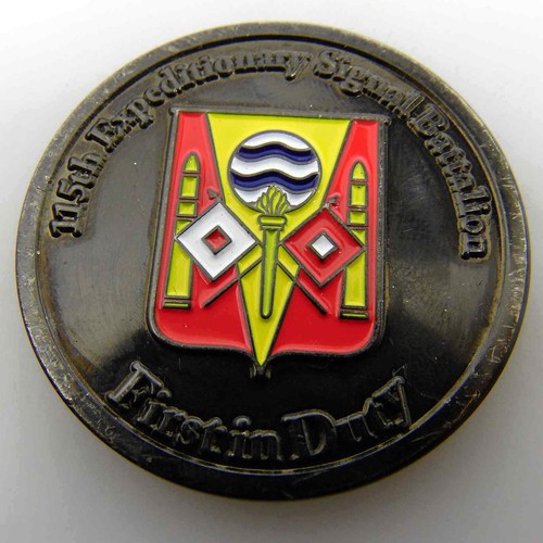 115TH EXPEDITIONARY SIGNAL BATTALION FIRSTIN DUTY CHALLENGE COIN | eBay