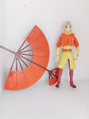 Avatar The Last Airbender Aang Vintage Action Figure Toy Rubber Outfit ...