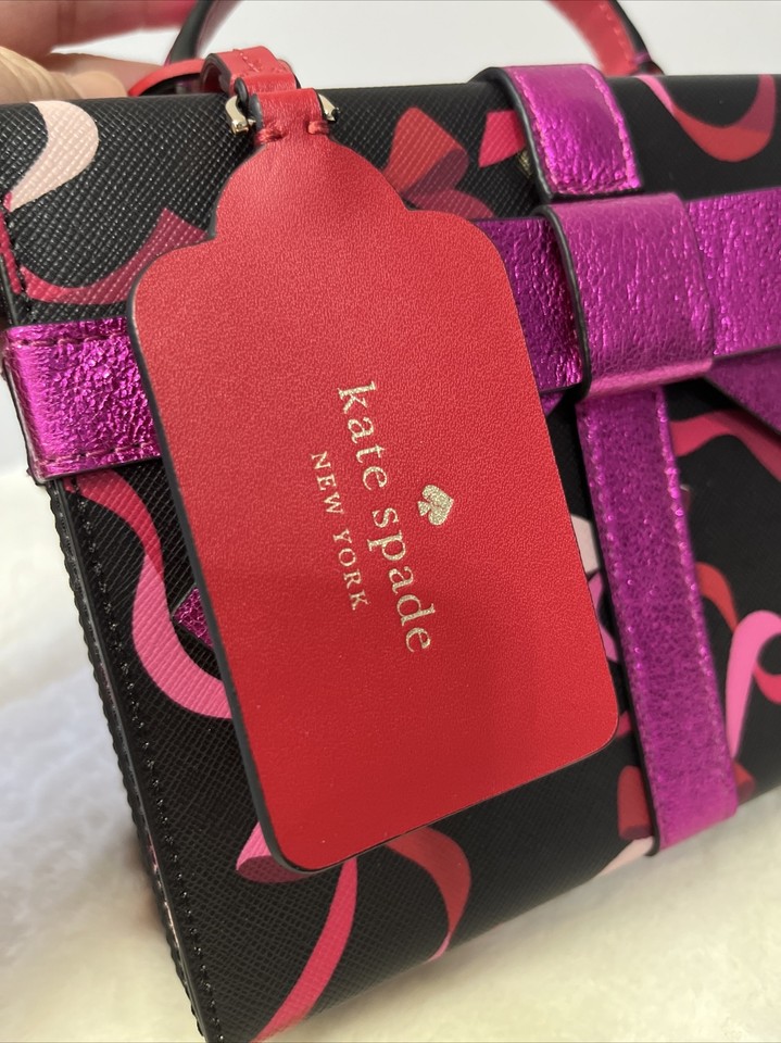 NEW Kate Spade Other Wrapping Party Ribbons Gift Box Crossbody Bag ...