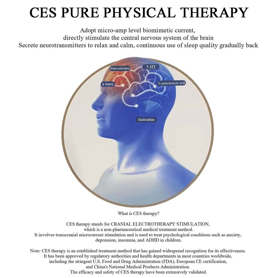 Sleep Aid Device CES Sleep Aid Machine Improve Sleep Treat Insomnia ...