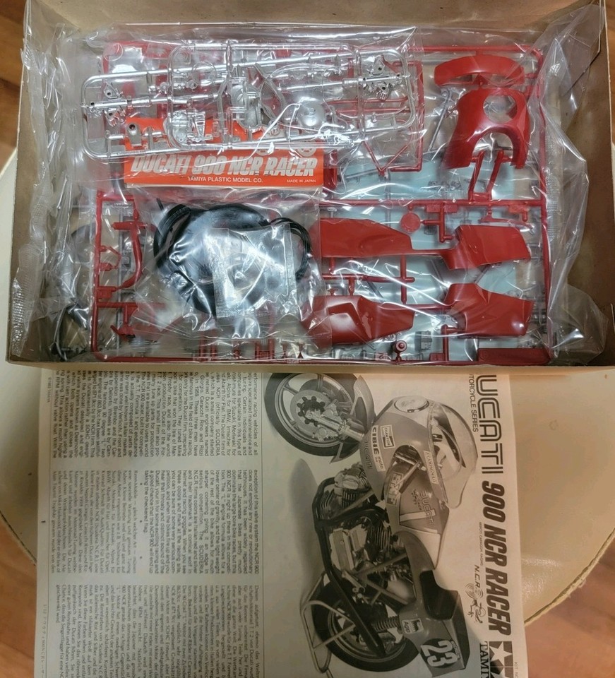 Tamiya Model Kit Ducati 900 NCR Racer Motorcycle Complete Sealed Bags ...
