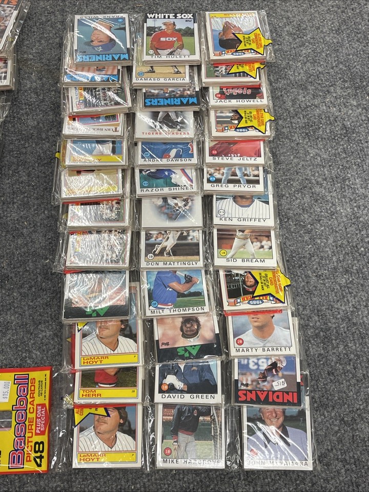 24 Factory Sealed Rack Packs W/ Box 1986 Topps Baseball | eBay