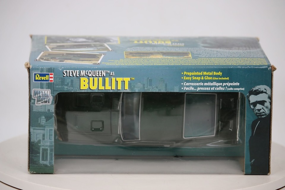 Revell 1513 1:25 Steve McQueen Bullitt 1968 Ford Mustang Metal Body ...