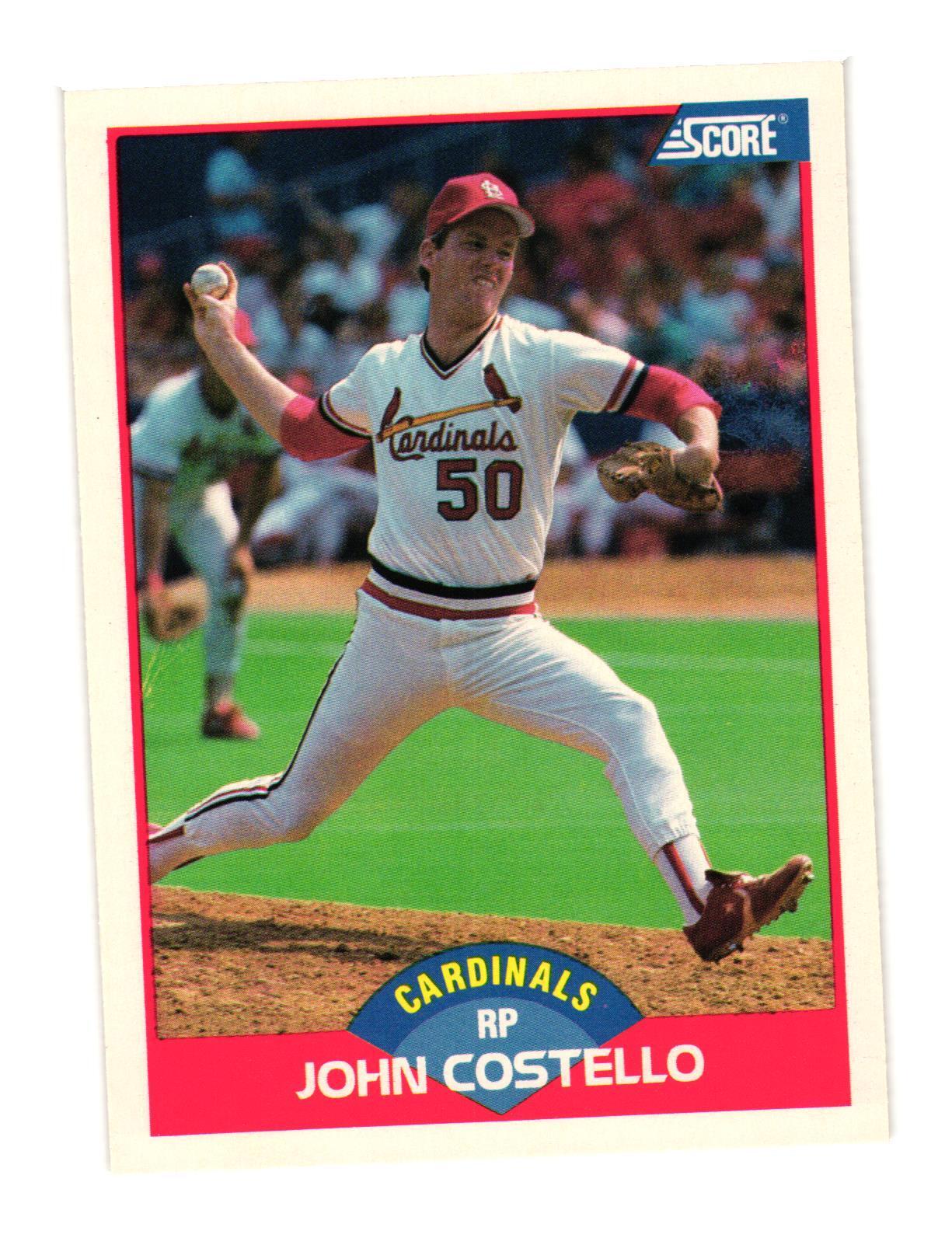 1989 Score #534 John Costello St. Louis Cardinals | eBay