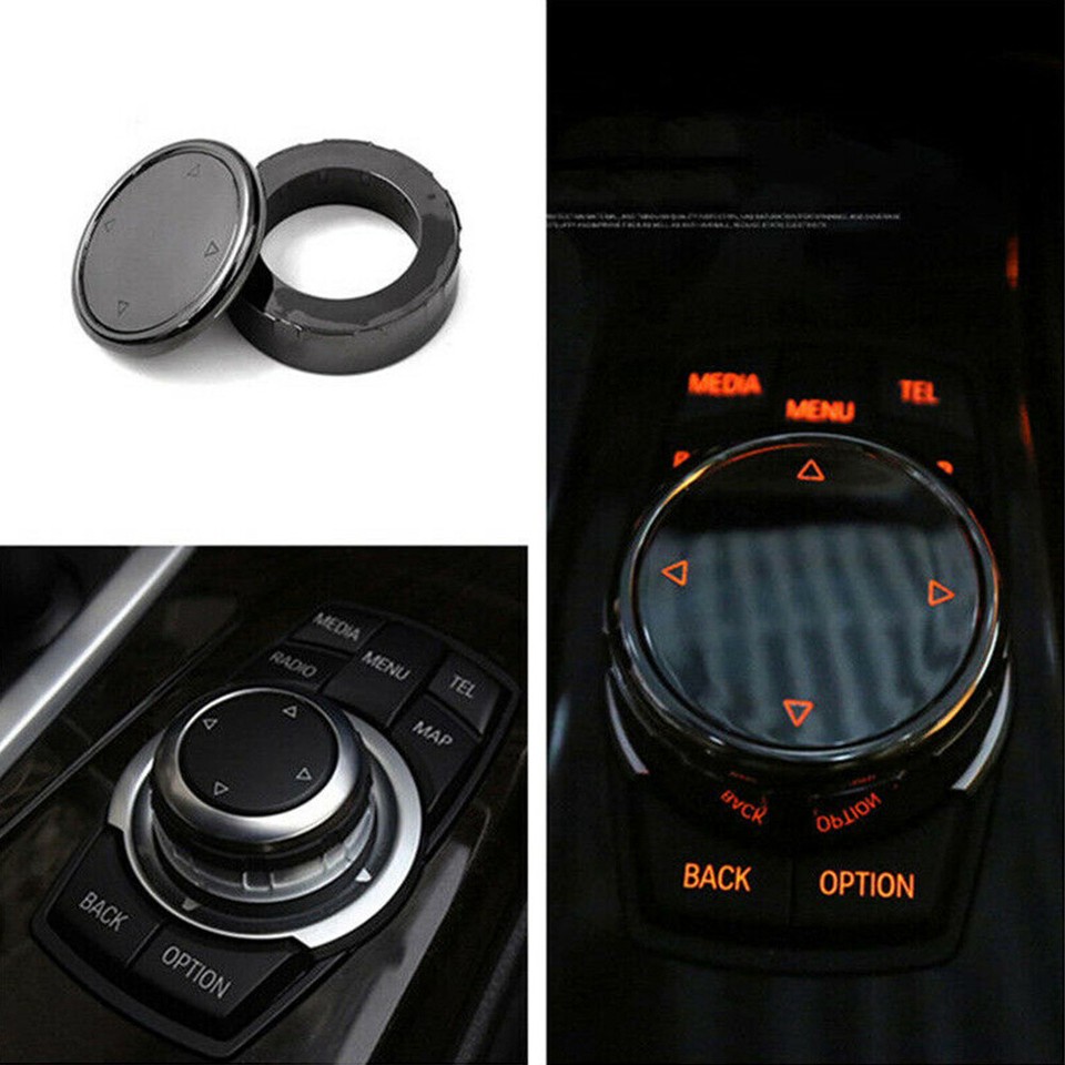 Ceramic Multimedia IDRIVE Button Knob Cover for BMW 5 Series 2010-13 ...