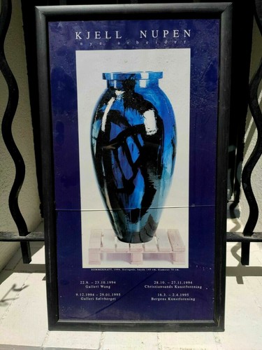 Kjell Nupen Poster Lithography Framed Gallery | eBay UK