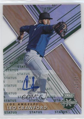 2019 Panini Elite Extra Edition Status Emerald Die-Cut /25 Leo Crawford ...