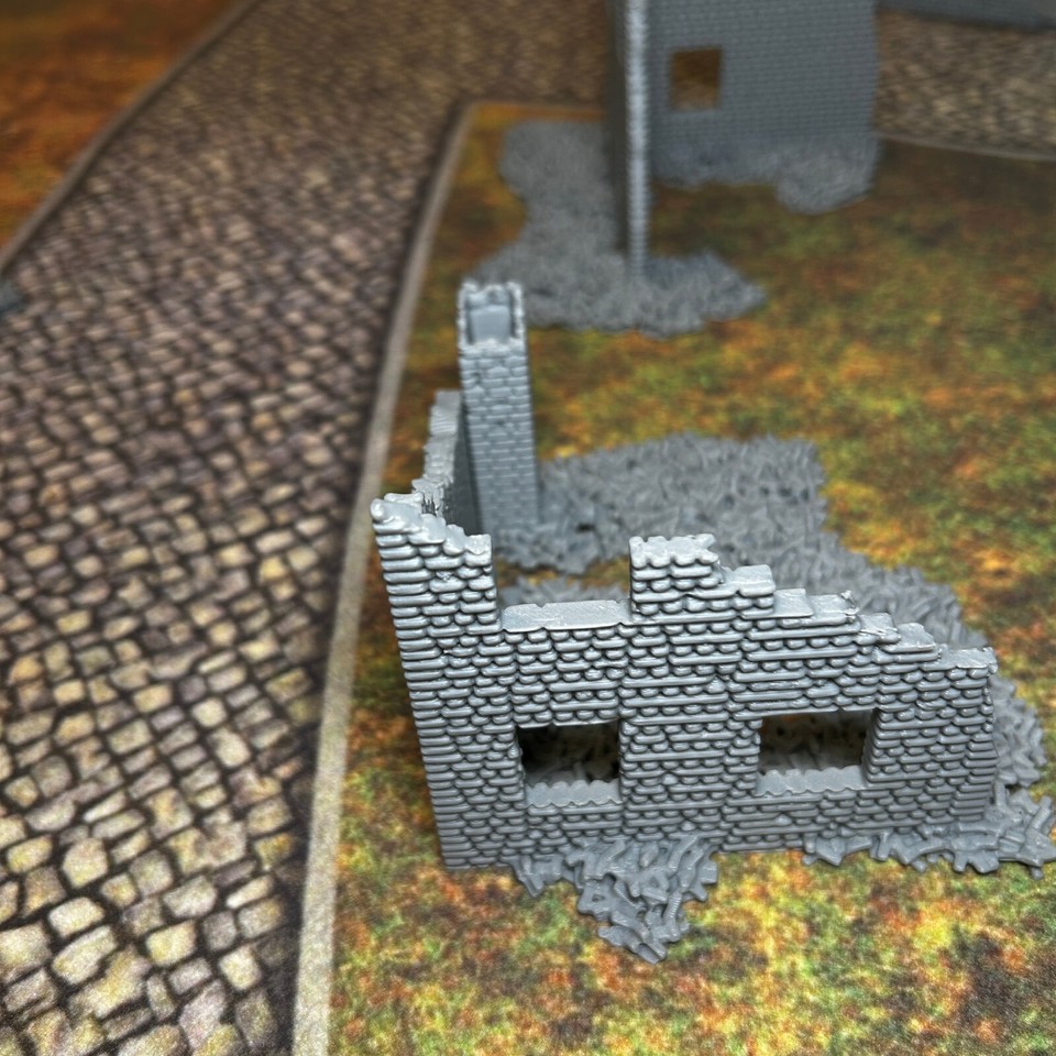 Urban Ruins and Rubble - Terrain for 28mm, 20mm, 15mm , HO Tabletop ...