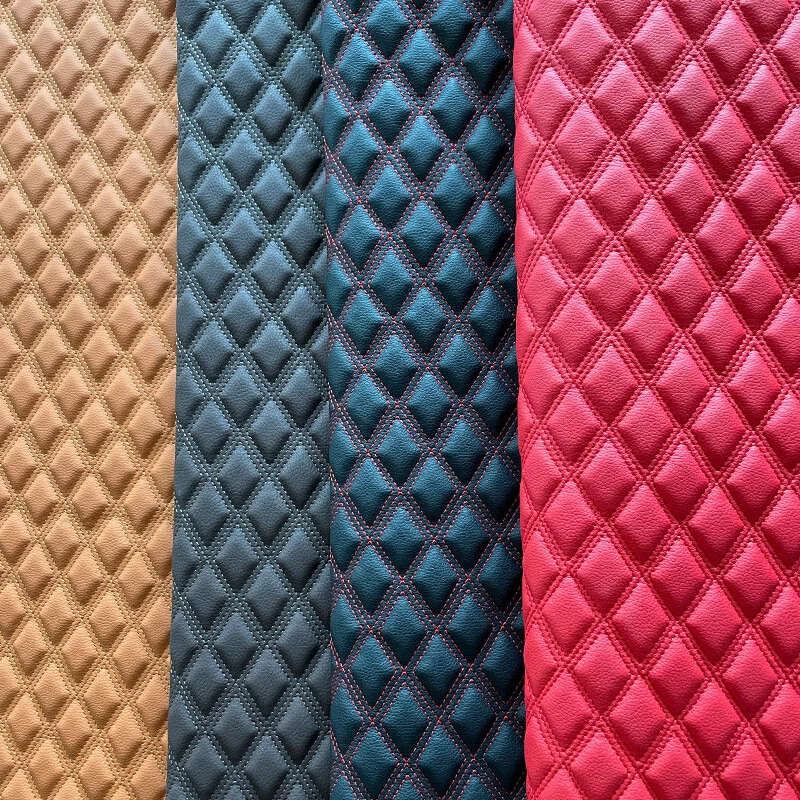 Quilted Faux Leather Fabric