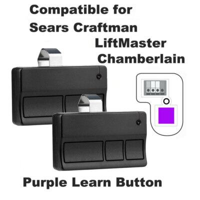 Garage Door Opener For Craftsman Works With Remote Control Purple Learn ...