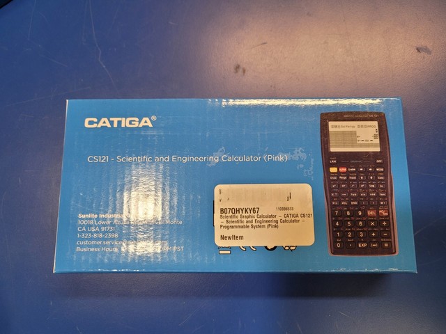 Scientific Graphic Calculator CATIGA Cs-121 Engineering Green Case for ...