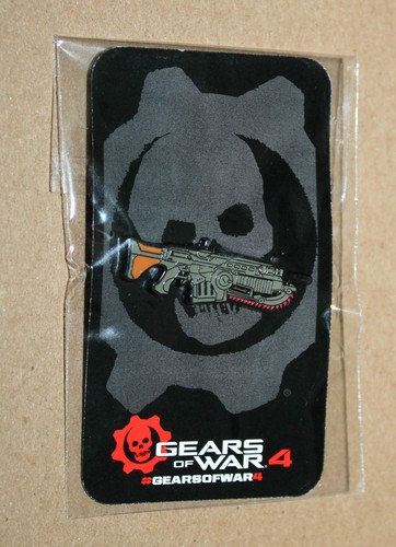 Gears of War 4 rare Xbox Collectible Lancer Pin Gamescom E3 2016 | eBay