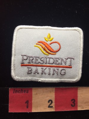 PRESIDENT BAKING Advertising Patch 81WX | eBay