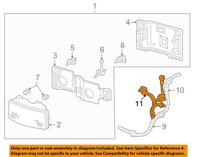 GM OEM 92-21 Aurora Front Lamps Headlamp Components-Connector 12101898 ...