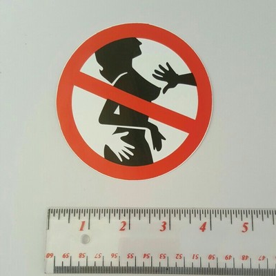 DON'T TOUCH Sticker Funny Label Joke Prohibition & Warning Funny Signs ...