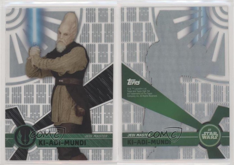 2017 Topps Star Wars High Tek Form 1 Pattern 4 Ki-Adi-Mundi #22 1b8 | eBay