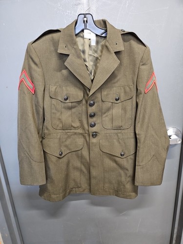 USMC Service Alpha Blouse Coat Jacket Charlie Size 40XS Private First ...