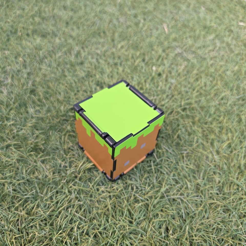 Generic Minecraft Enderman Block Figure USED Transformable Toy Cube ...