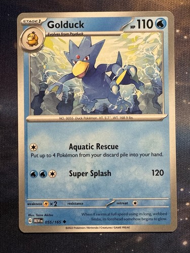 Pokémon TCG Golduck 055/165 Sv: Scarlet & Violet 151 Regular x4 | eBay