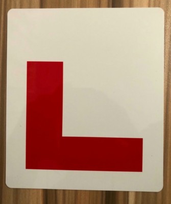 ALUMINIUM Rigid Unbreakable Motorcycle Rear L Plate - Motorbikes ...