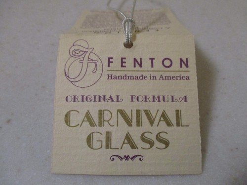 Fenton Hand Painted Art Glass Dog Figurine Carnival Iridescent Cobalt ...