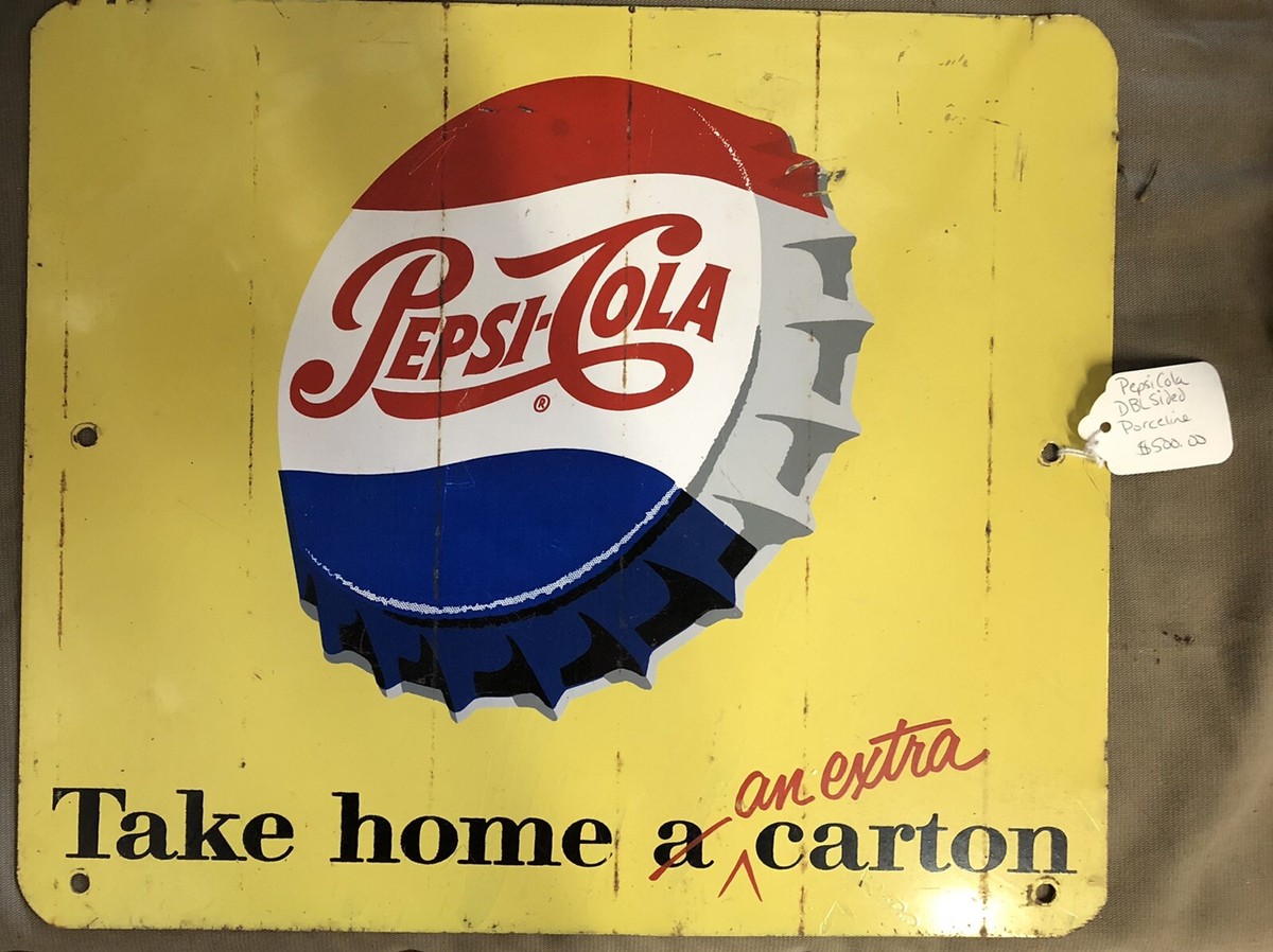 Red And Yellow Pepsi Signs