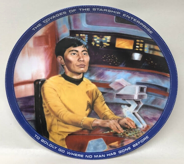 Lot 6 Star Trek The Original Series Plates by Ernst / Hamilton ...