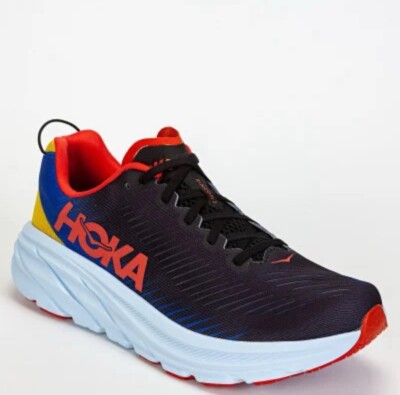 Hoka One One Rincon 3 Black Multi Running Shoes Men’s Trainers | eBay