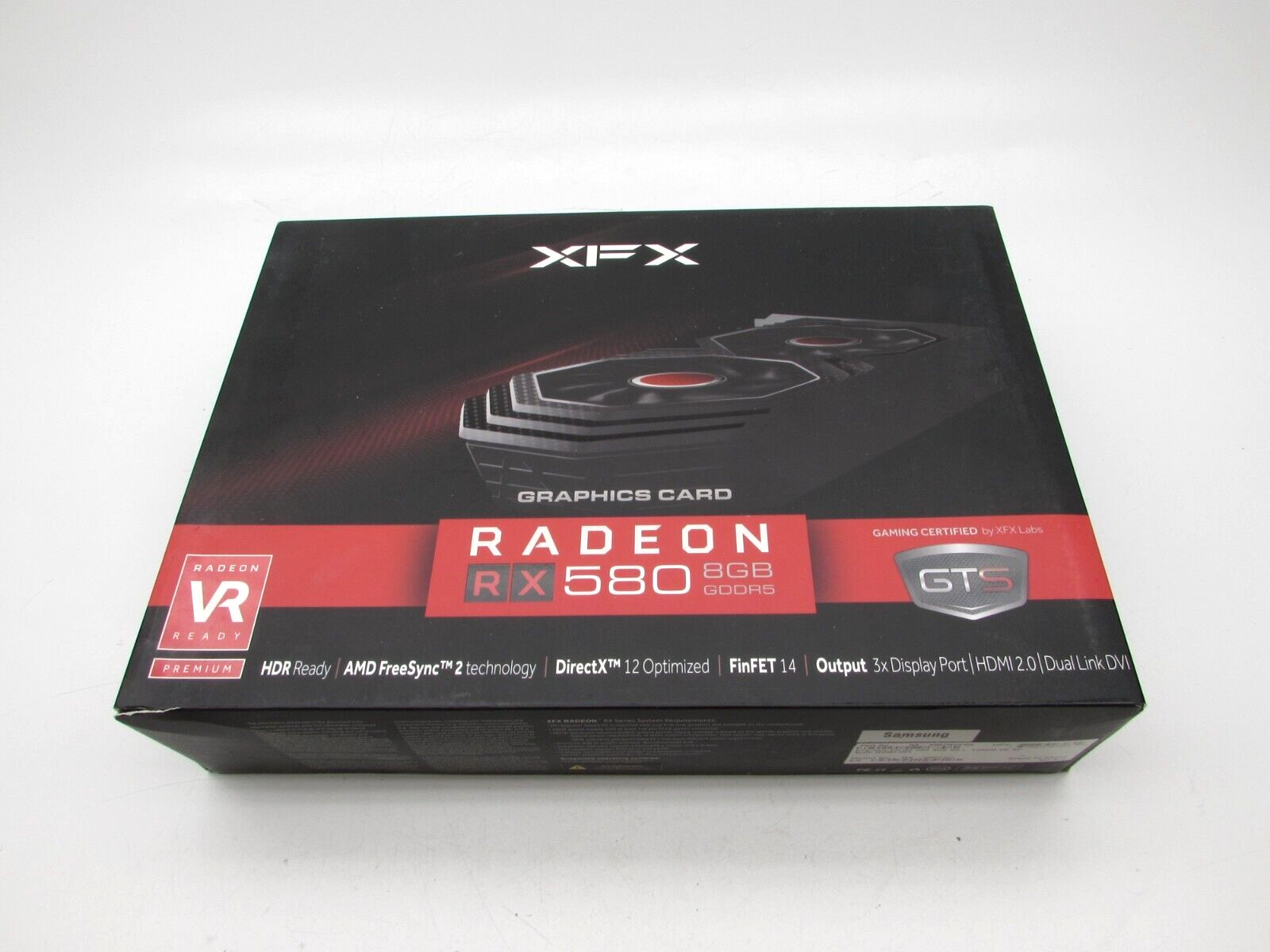AMD XFX Radeon RX-580P8D GTS XXX RX 580 8GB OC Graphics Card GPU