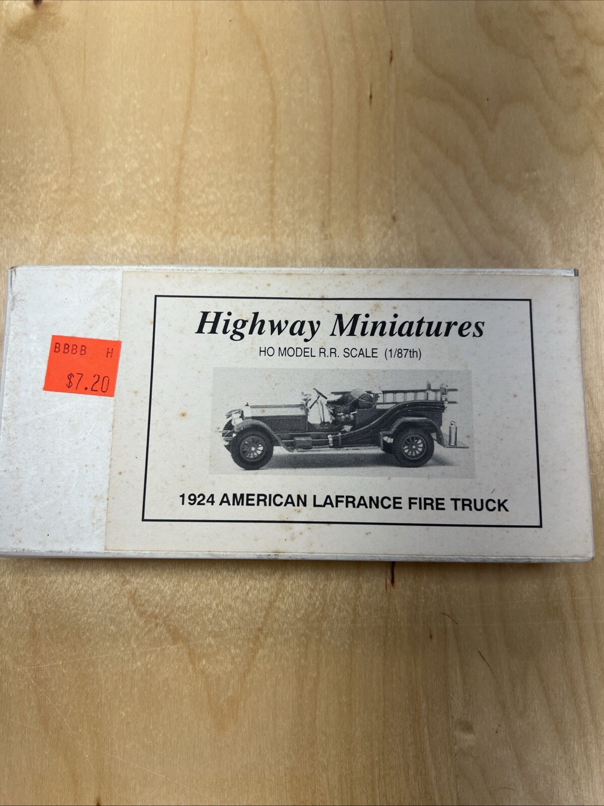 Jordan Products Highway Miniatures HO Scale 1924 American LaFire Truck ...