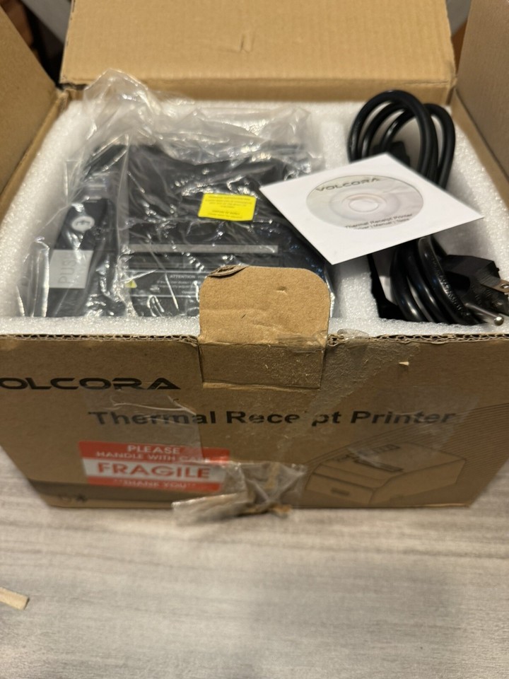 Thermal Receipt Printer, 80mm POS Printer w/Auto Cutter, USB/Ethernet ...