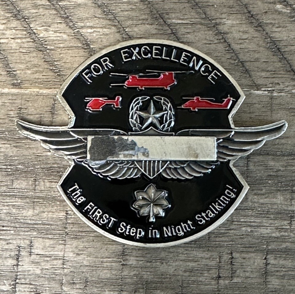 RARE 160th CHALLENGE COIN Aviation Night Stalkers Training Battalion ...