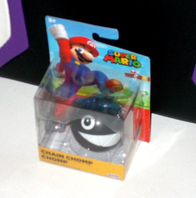 Nintendo Super Mario Chain Chomp JAKKS 2.5" Mini Figure 2020 New Sealed ...