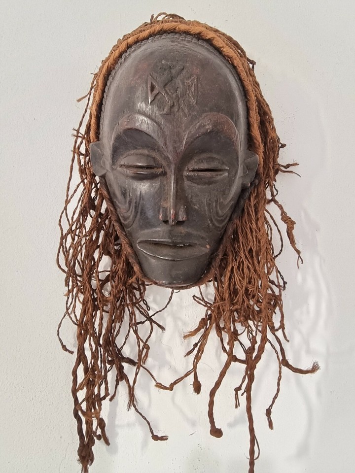 Wooden Mask Africa Ceremonial Tribe African Mask Wood Ceremony CONGO ...
